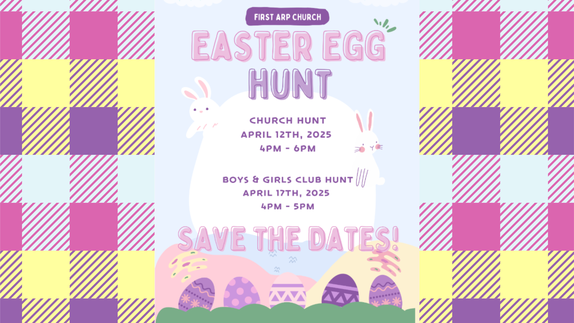 2025 Church Easter Egg Hunt – First ARP Church
